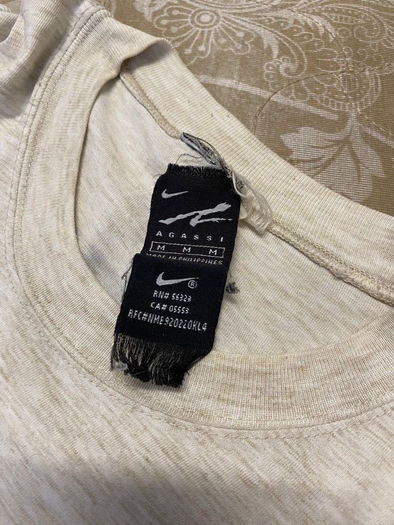 NIKE VINTAGE AGASSI TENNIS, Men's Fashion, Tops & Sets, Tshirts & Polo ...