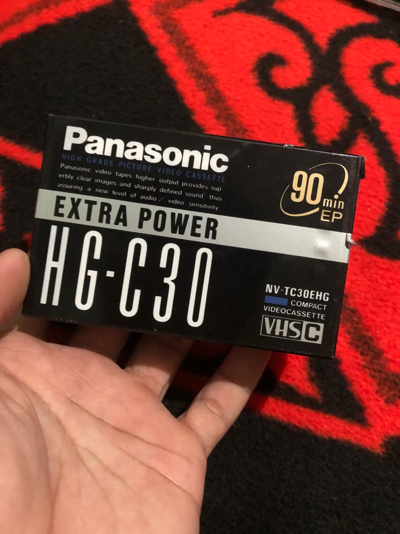 Panasonic HG-C30 VHSC tape pack model NV-TC30EHG, Hobbies & Toys ...