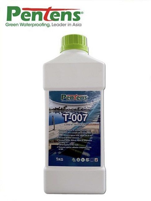 PENTENS T-007 Cement Modifier Waterproofing Primer Acrylic Polymer, 1kg ...