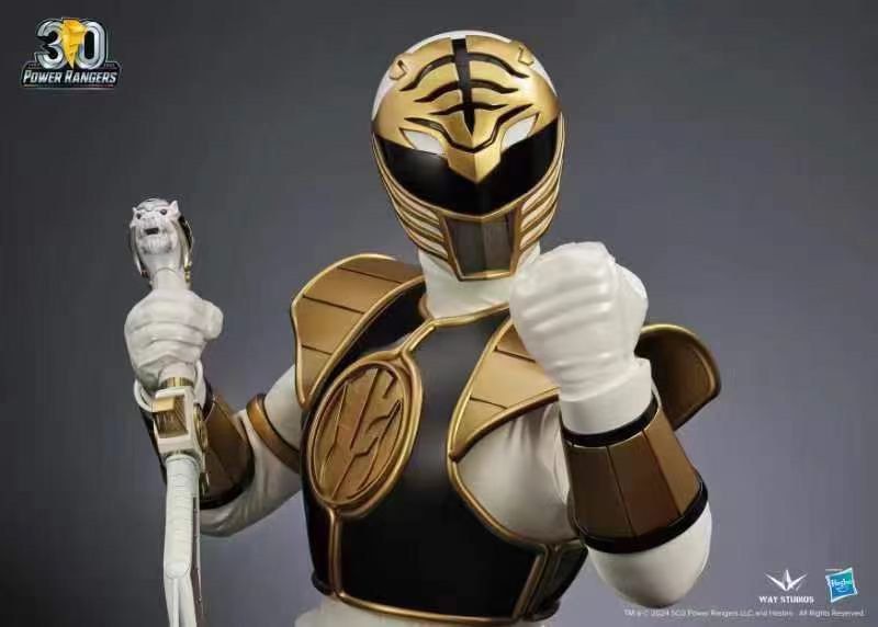[PO] Power Rangers|Mighty Morphin White Ranger Bust, Hobbies & Toys ...