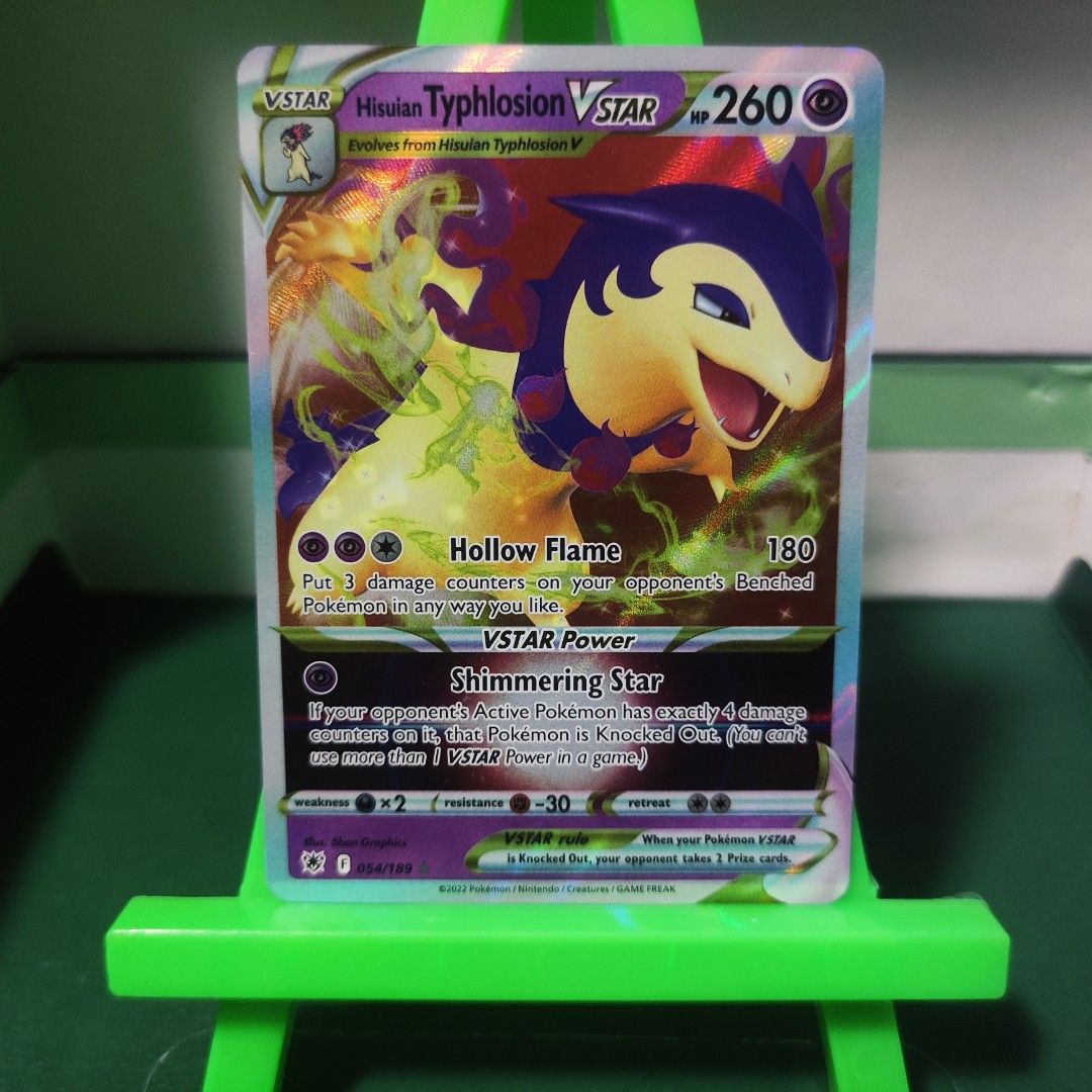 Pokemon TCG - Hisuian Typhlosion Vstar, Hobbies & Toys, Toys & Games on ...