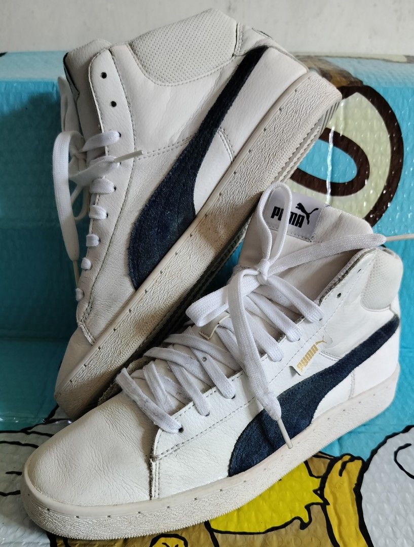 Puma leather, Men's Fashion, Footwear, Sneakers on Carousell