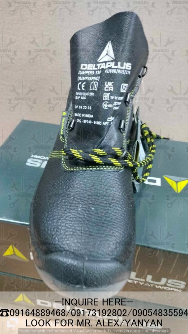 SAFETY SHOES HIGH CUT (JUMPER3 SIP SRC), Commercial & Industrial ...