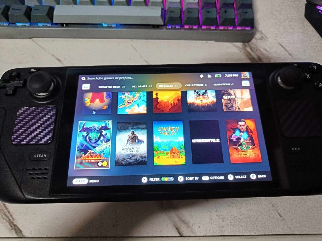 Sale or Swap Steam Deck 512GB Variant with 512GB MMC, Video Gaming ...