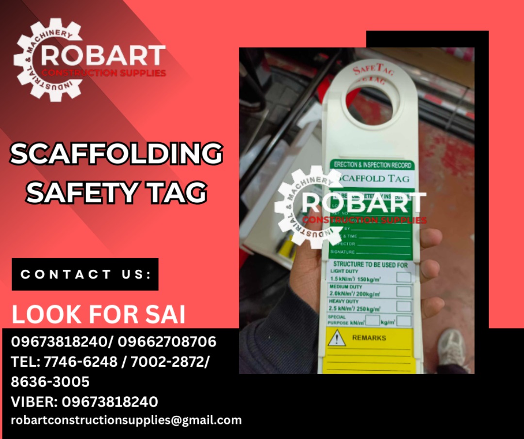 Scaffolding Safety Tag, Commercial & Industrial, Construction Tools ...