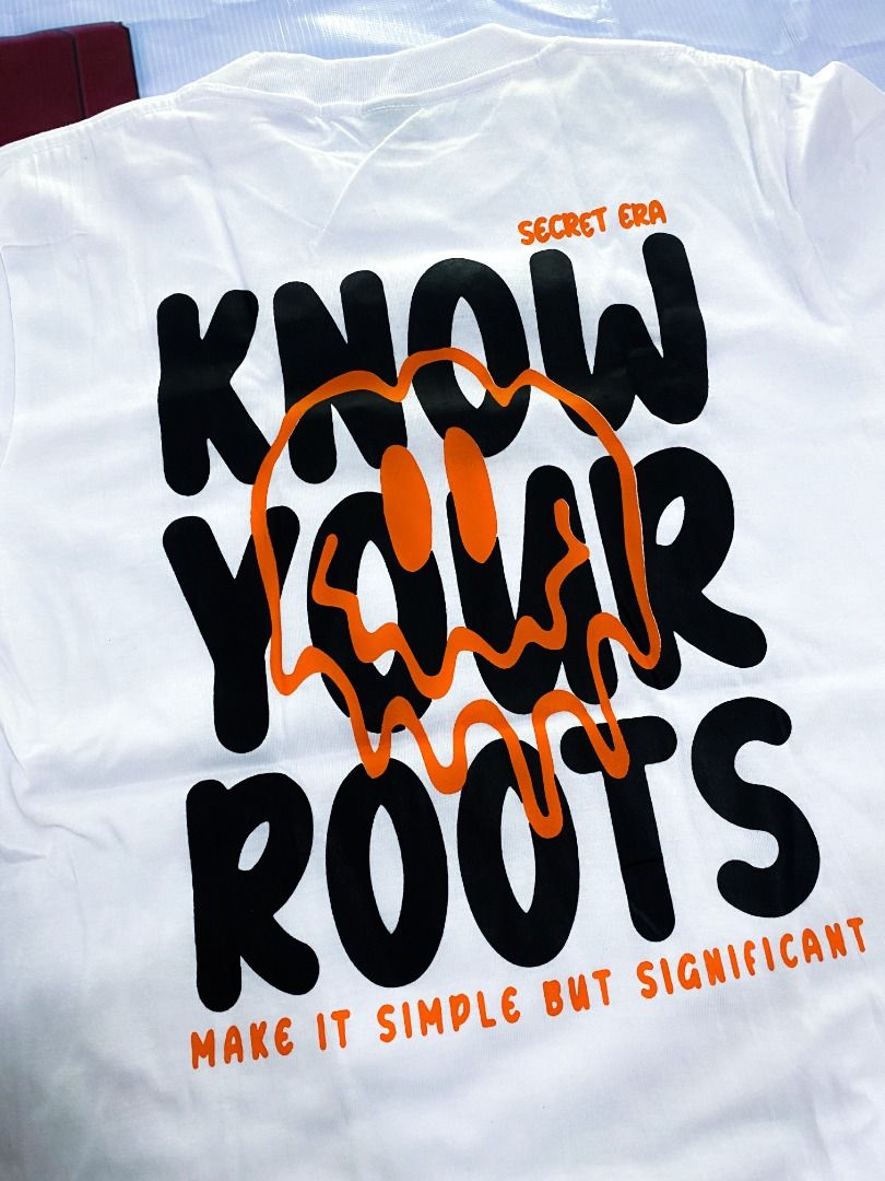Secret Era "KNOW YOUR ROOTS", Men's Fashion, Tops & Sets, Tshirts ...