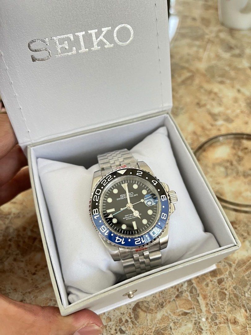 Seiko “Batman” 40mm, Luxury, Watches on Carousell