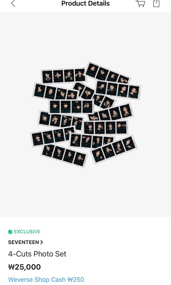 SEVENTEEN / SVT FOLLOW AGAIN MERCH - 4 cuts photo set, Hobbies & Toys ...