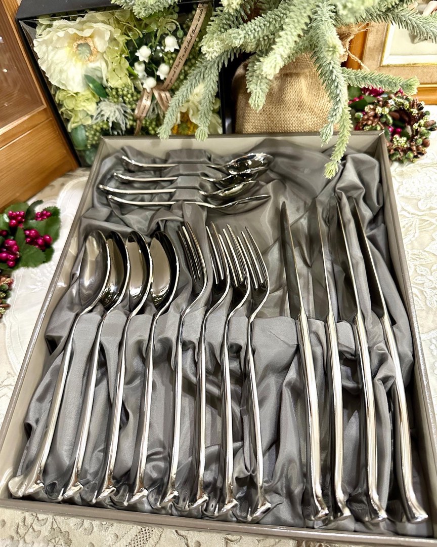 Shiseido Angela Cummings Cutlery Set, Furniture & Home Living ...