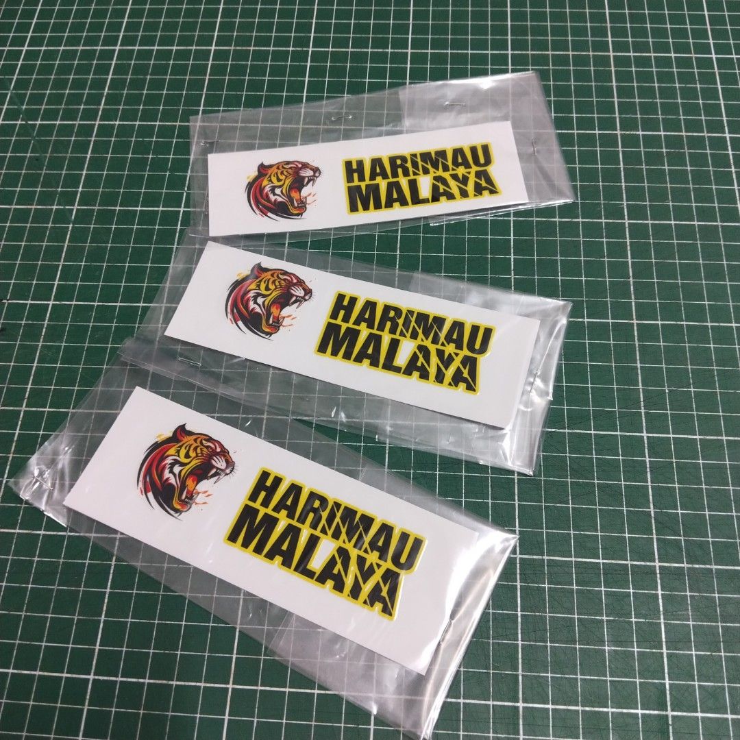 Sticker Harimau Malaya Dan Kepala Harimau Uv(Rm10 shj Per Sticker ...