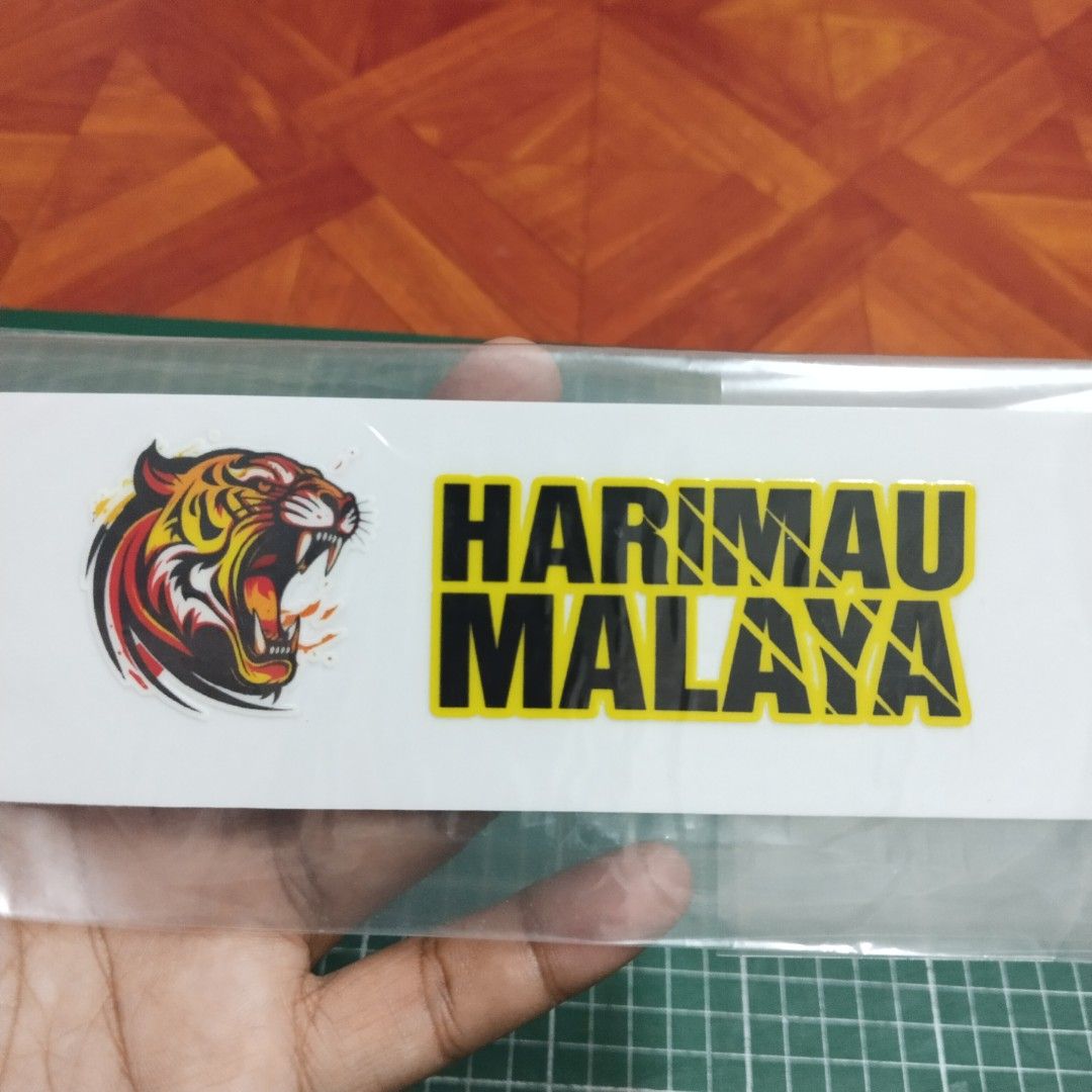Sticker Harimau Malaya Dan Kepala Harimau Uv(Rm10 shj Per Sticker ...