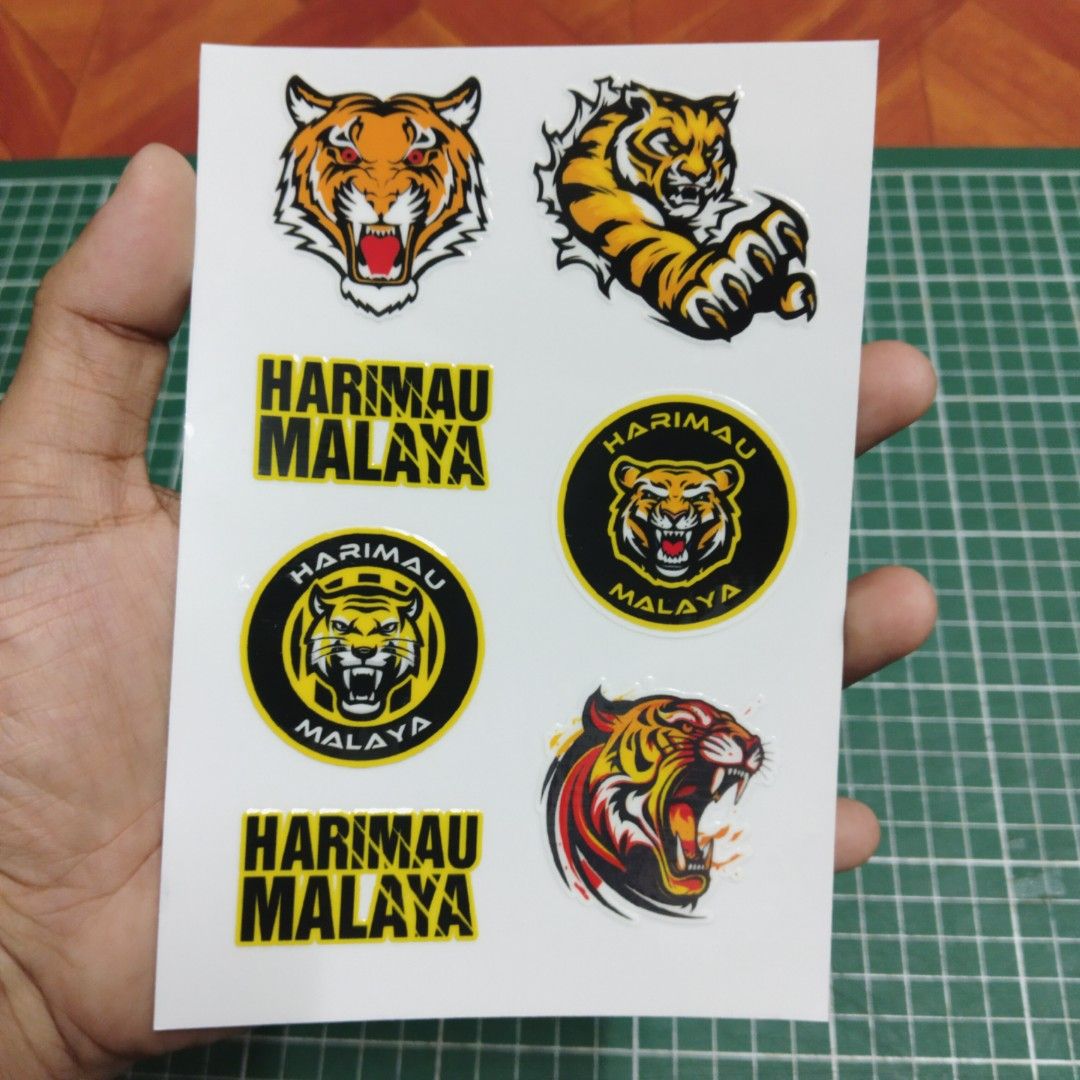 Sticker logo Harimau Mcm2 ada ( Rm20 Satu Set), Hobbies & Toys ...