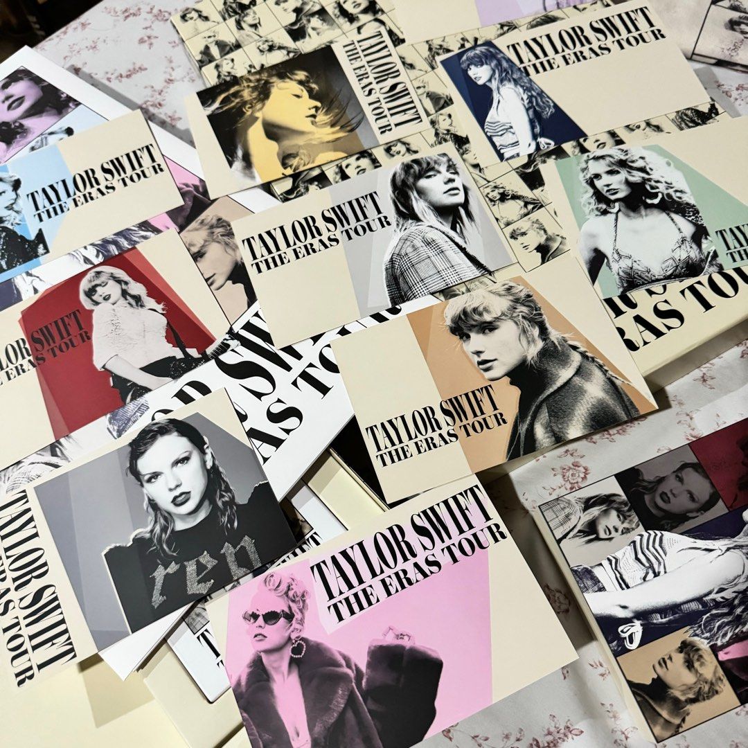 TAYLOR SWIFT ERAS TOUR VIP Merchandise 10-pc postcards, Hobbies & Toys ...