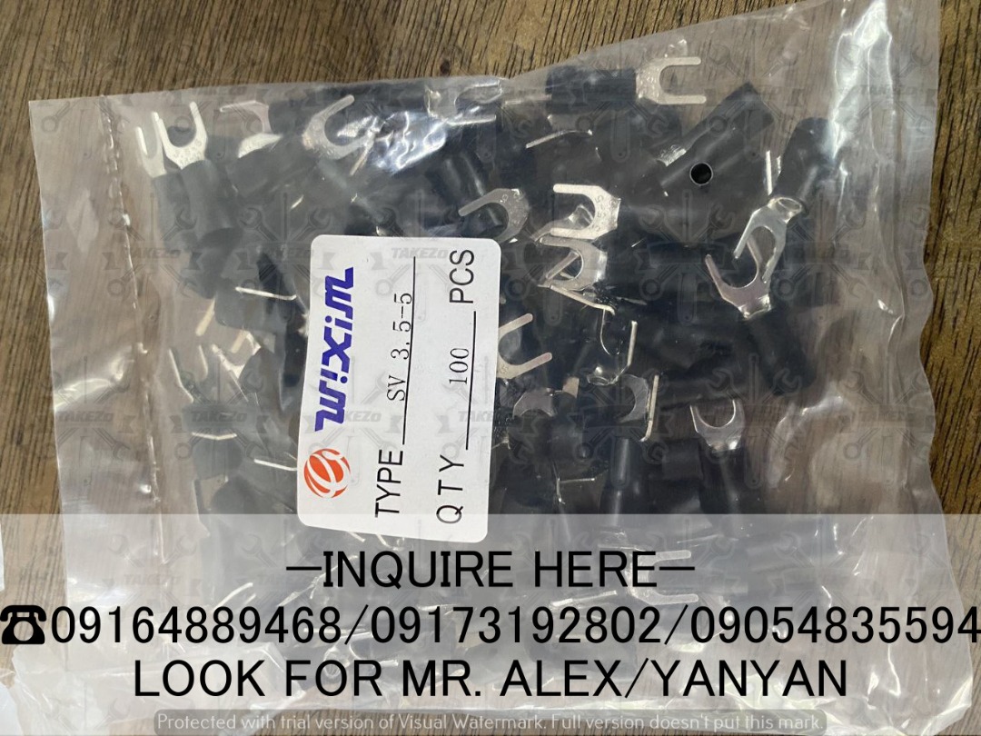 Terminal Connector fork type 3.5mm, Commercial & Industrial ...