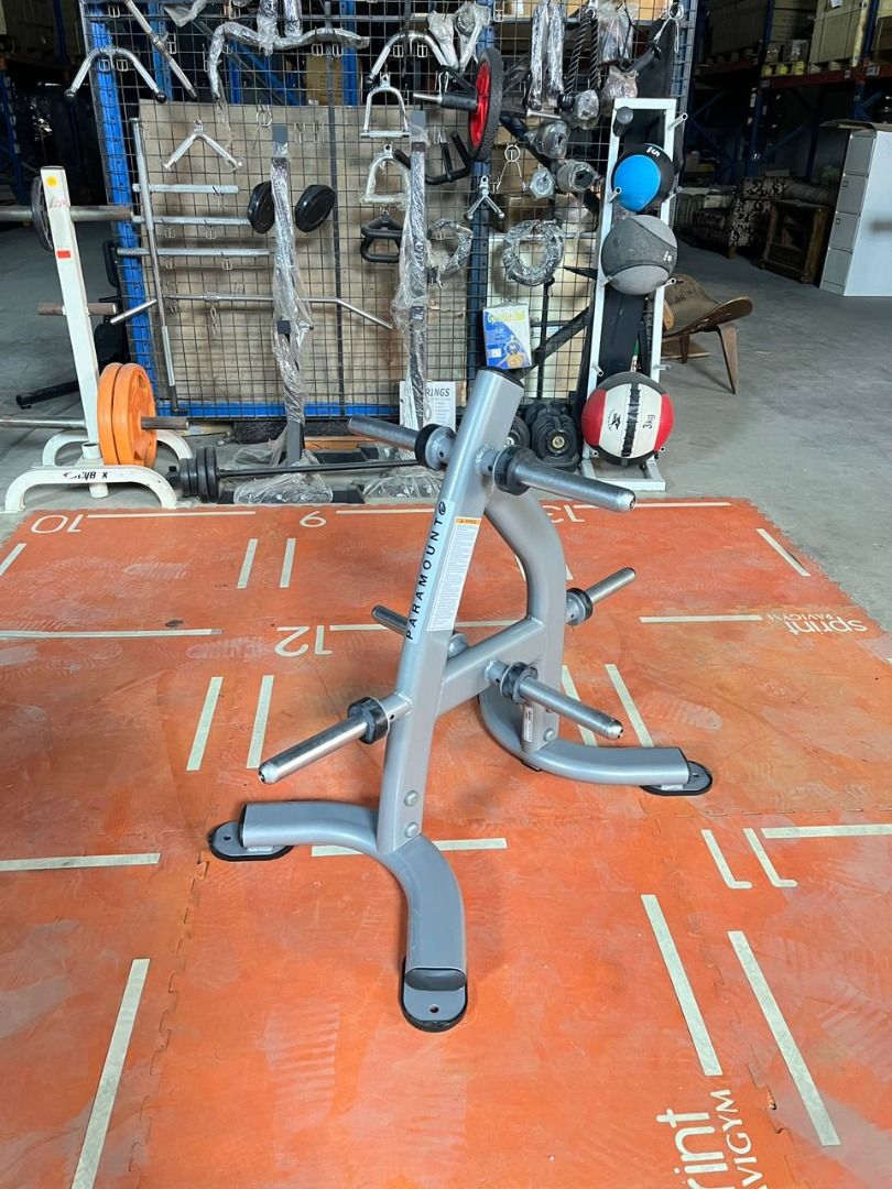 Used Paramount Weight Plate Tree, Sports Equipment, Other Sports ...