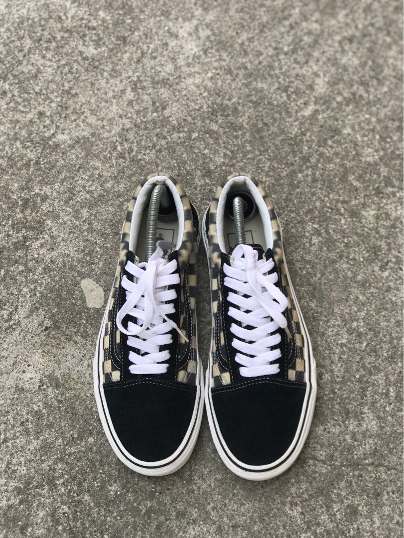 VANS OLDSKOOL CHECKERBOARD BLUR, Men's Fashion, Footwear, Sneakers on ...