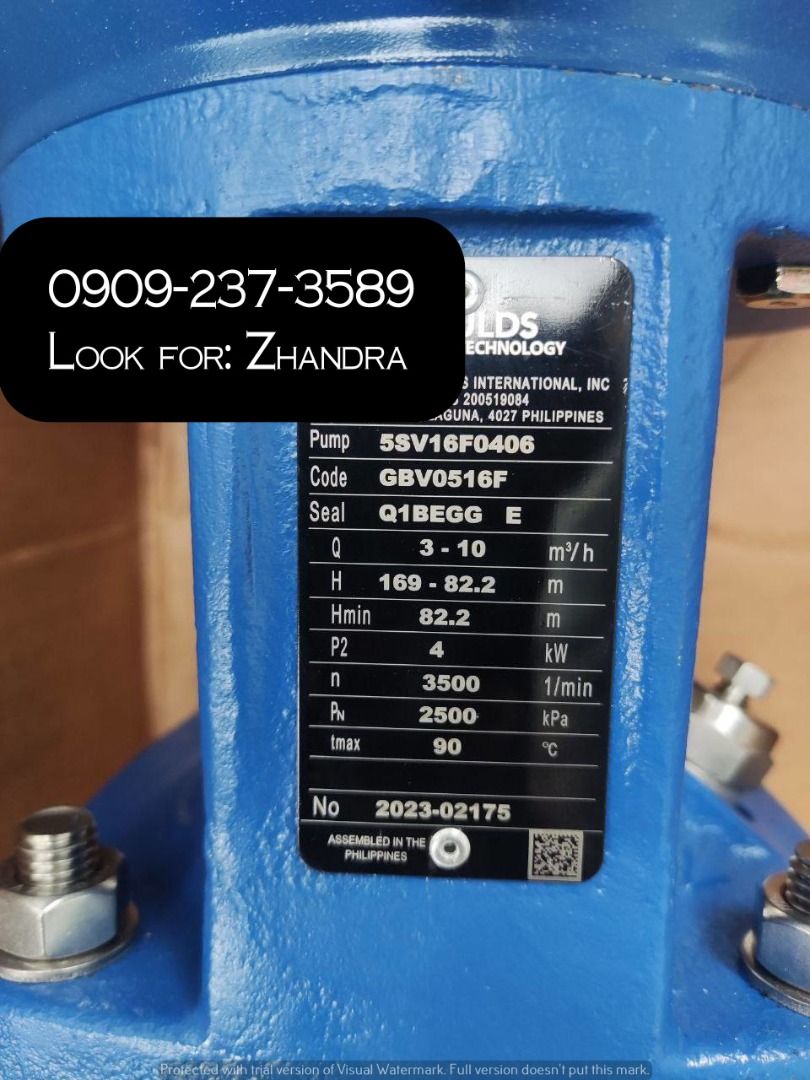 VERTICAL INLINE MULTI STAGE PUMP, Commercial & Industrial, Construction ...