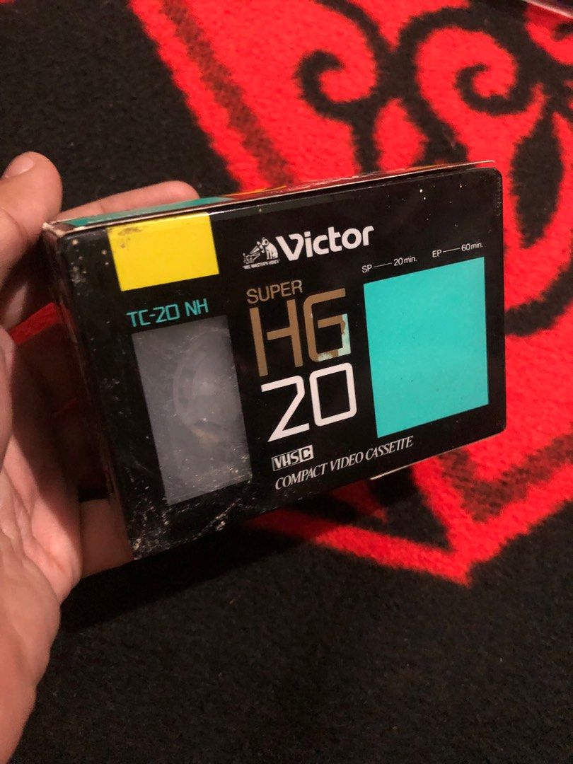 Victor Super HG20 VHSC cassette 2packs model TC-20, Hobbies & Toys, Memorabilia & Collectibles ...