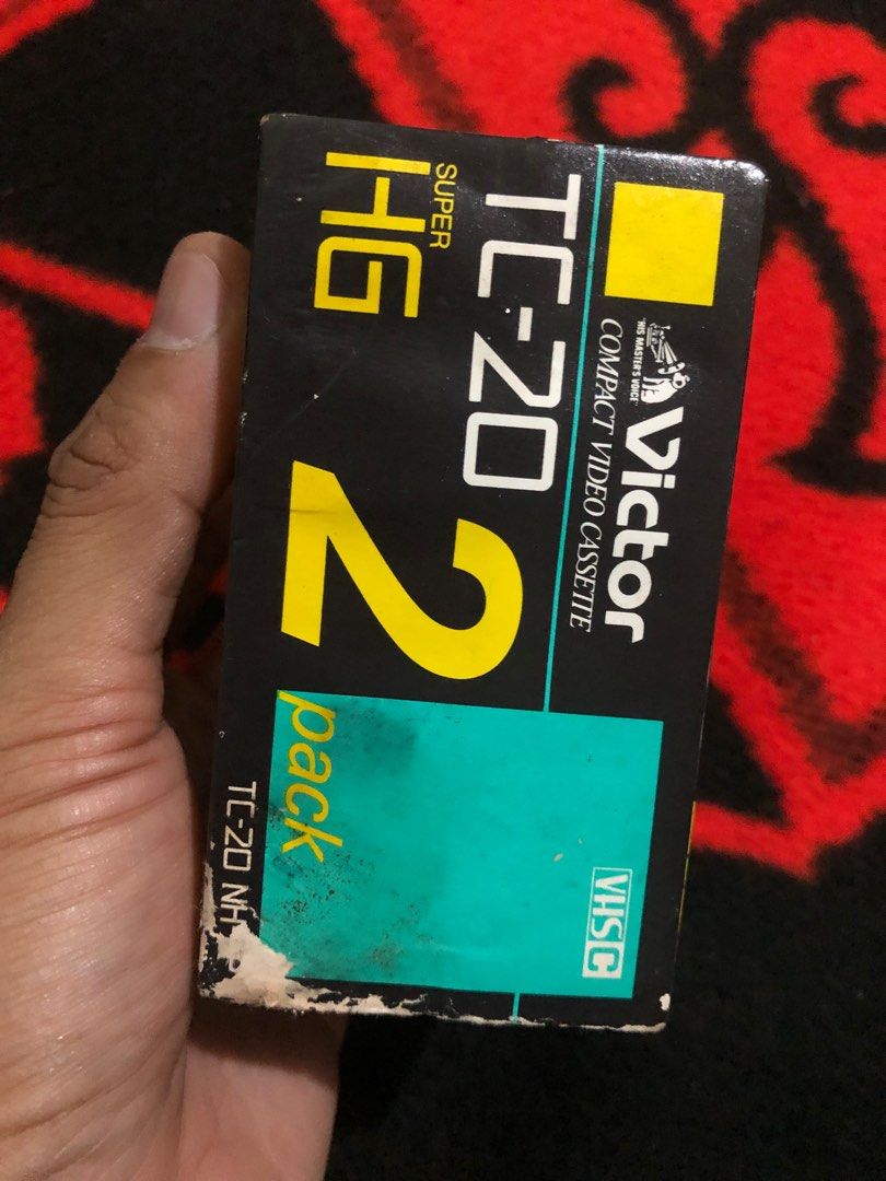 Victor Super HG20 VHSC cassette 2packs model TC-20, Hobbies & Toys, Memorabilia & Collectibles ...