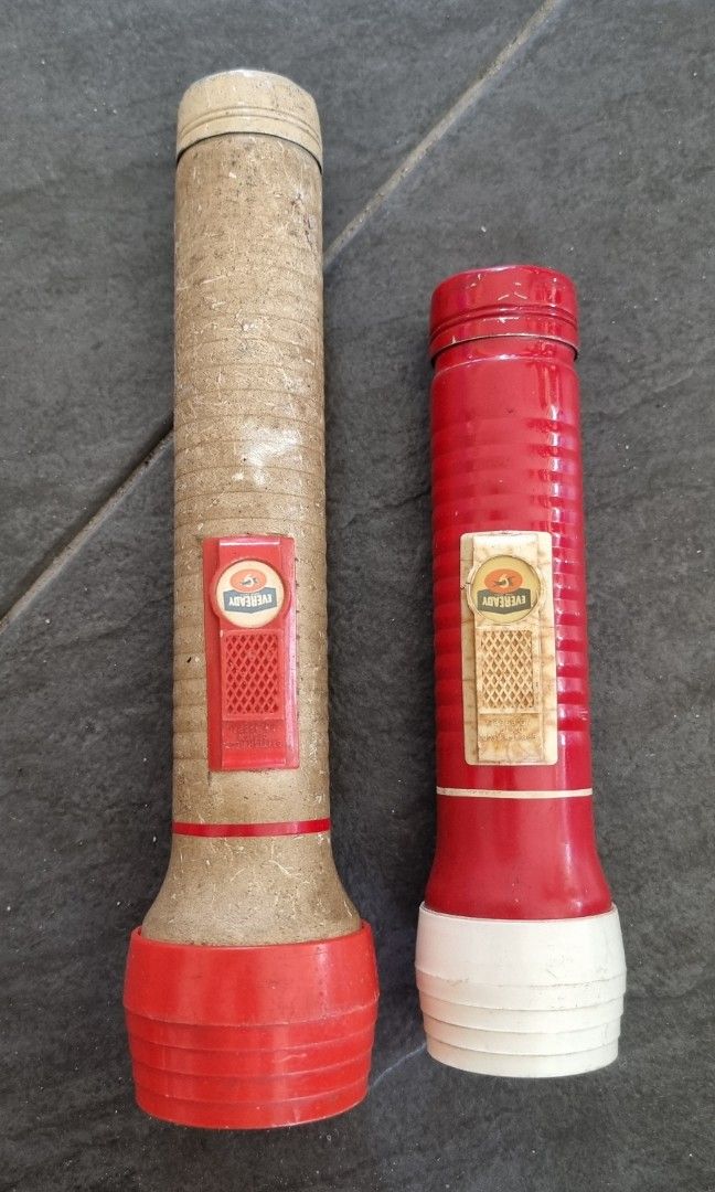 Vintage EVEREADY TORCHLIGHT Aluminium Lampu Picit, Hobbies & Toys ...