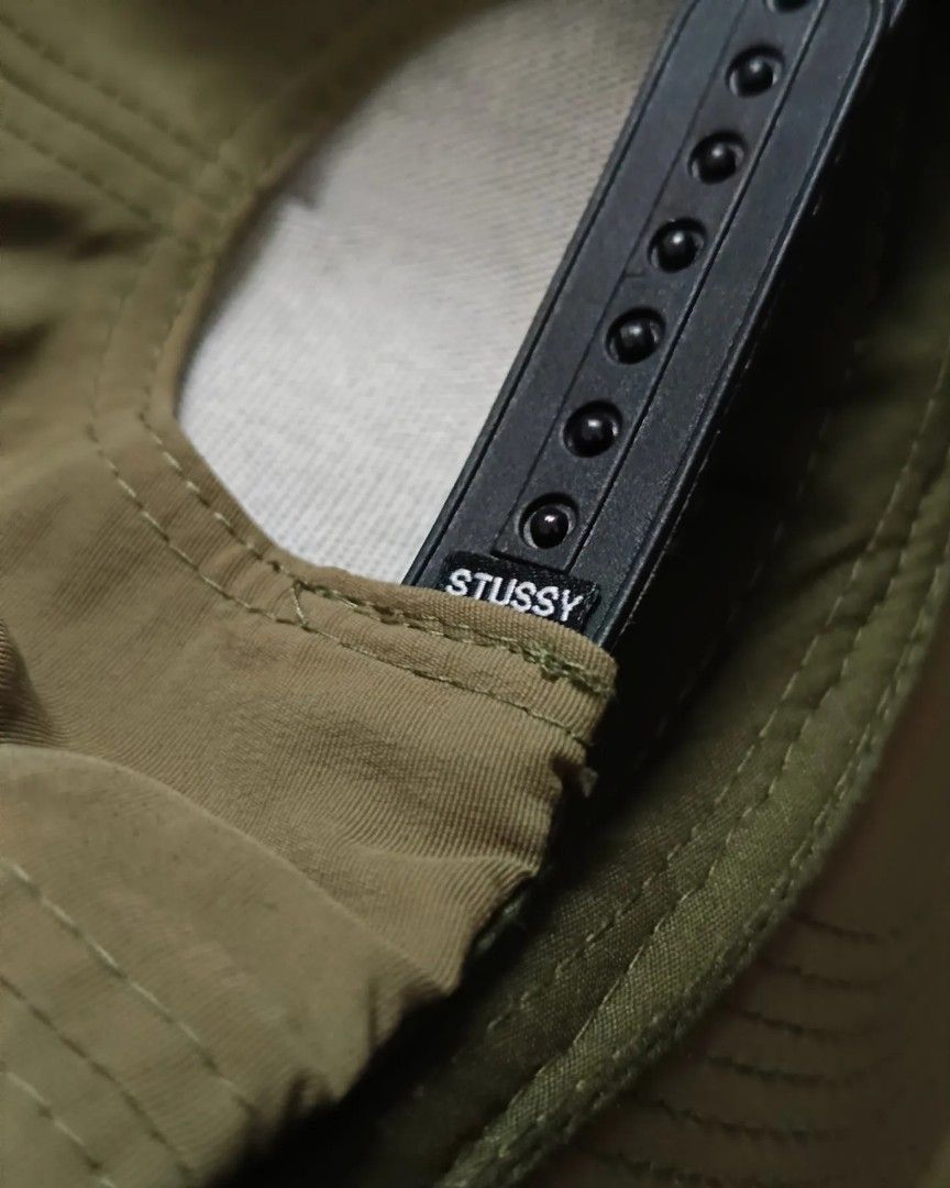 VINTAGE INSPIRED STUSSY ROPE SNAPBACK ARMY GREEN, Men's Fashion ...