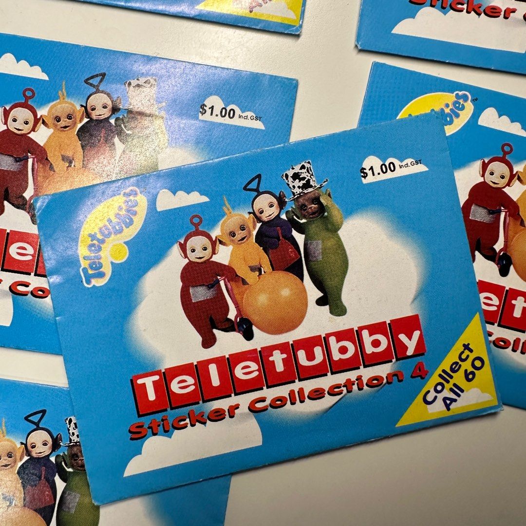 Vintage Teletubbies Sticker Collection Collectible Blind Bag, Hobbies ...