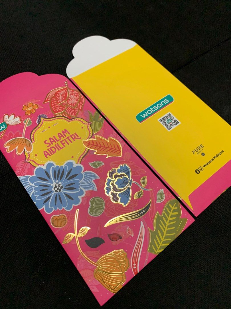 Watsons Red Packet / Angbao / Hongbao/ Green Packet / Hari Raya Packet / Sampul / (6 pieces ...