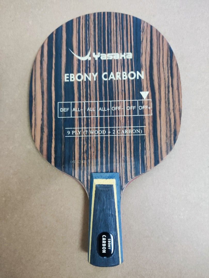 Yasaka Ebony Carbon Penhold Table Tennis Blade, Sports Equipment ...