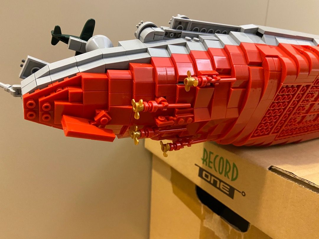 新淨 齊件 有說明書 有台座 荷蘭 Cobi toys 大比例 1:300 90cm長 舊日本帝國 海軍 戰艦 大和 大和號 積木 兼容 ...