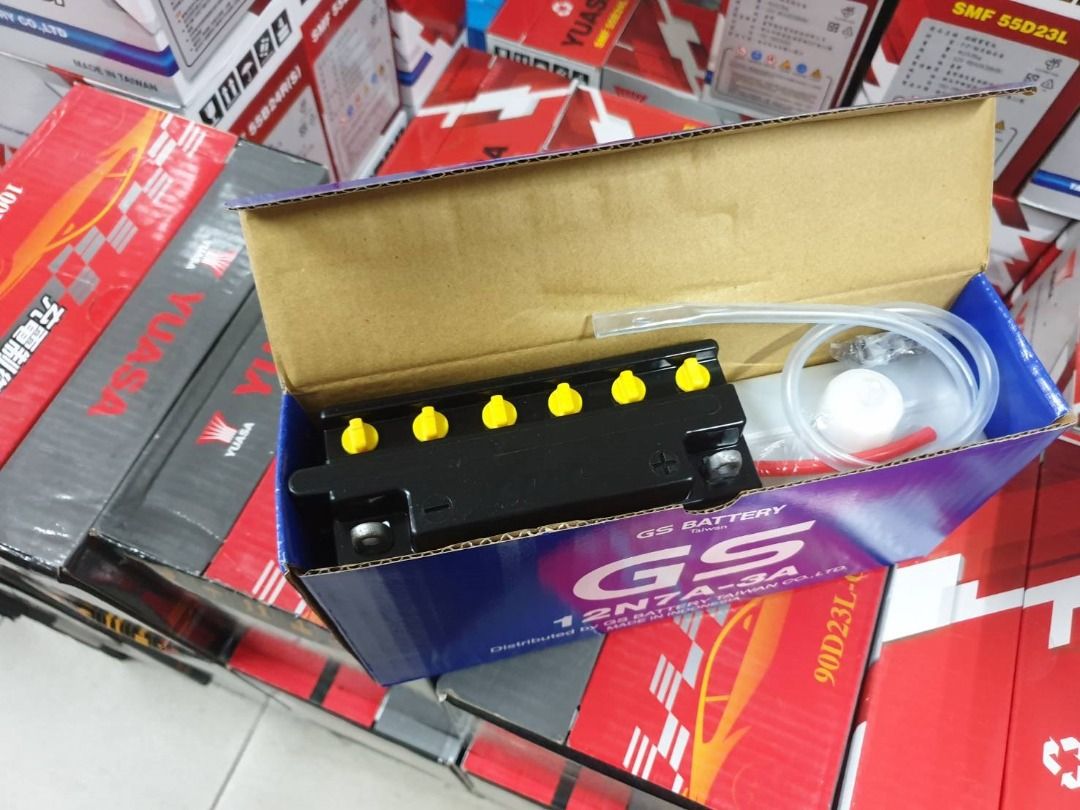 (全新品) GS 12N7A-3A (同 YB7BL-A) 野狼/野狼傳奇/KTR 專用機車電池, 汽機車零配件在旋轉拍賣