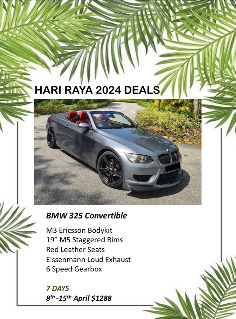 Hari Raya 2024 Transport Promotion, Cars, Car Rental on Carousell