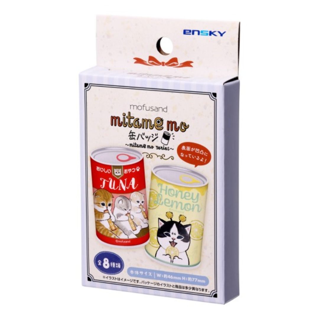 【新貨預訂】 mofusand mitamemo 罐頭襟章 第1彈 (一套8款) Mofusand Mitamemo Tin Badge (set of 8) 缶バッジ, 興趣及遊戲, 玩具 ...