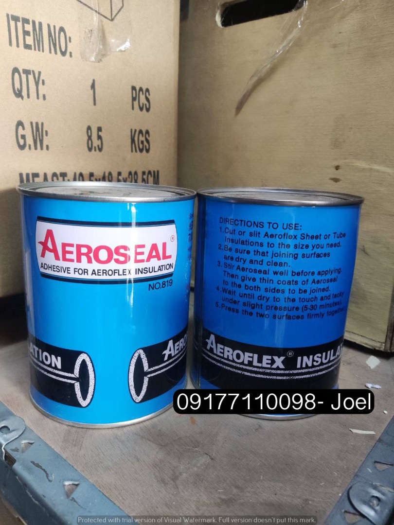 Aeroseal Adhesive, Commercial & Industrial, Industrial Equipment on Carousell