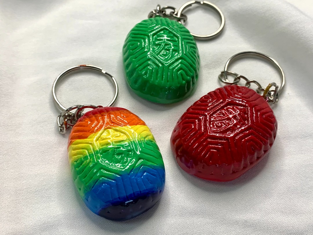 Ang Ku Kueh keychains, colourful, rainbow, mixed colours | SG local ...