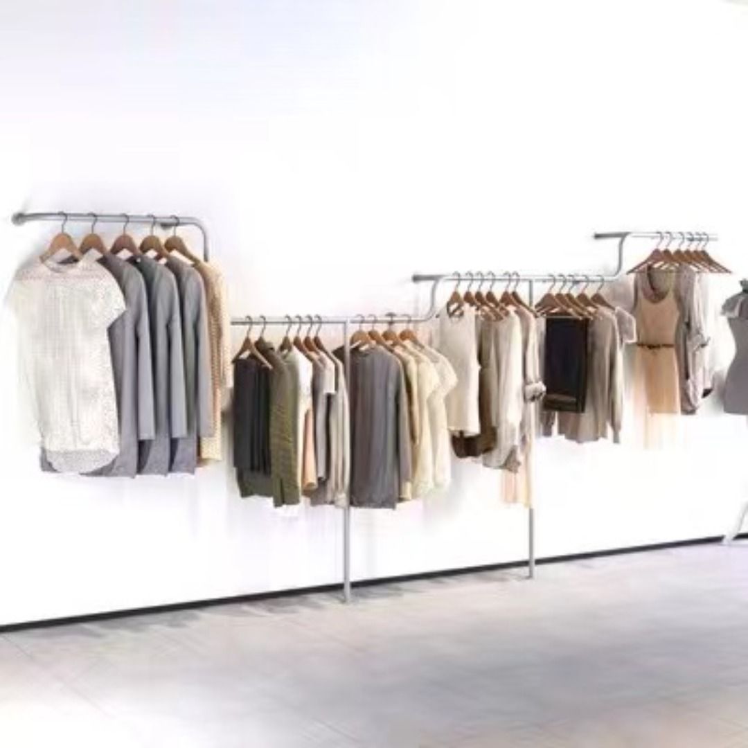 Anorah Metal Clothing Rack, 傢俬＆家居, 傢俬, 櫃子、組合櫃及置物架 - Carousell