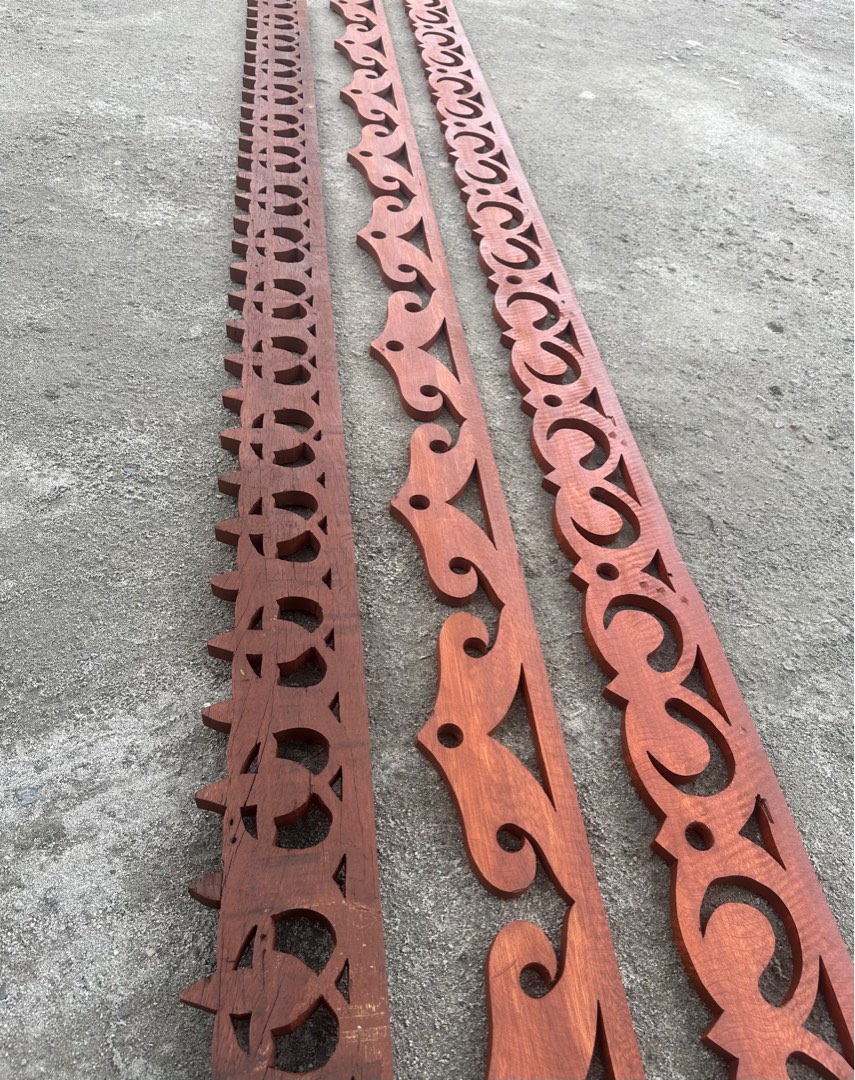 Antique fascia callado sanepa/cornisa solid hardwood, Commercial & Industrial, Construction ...