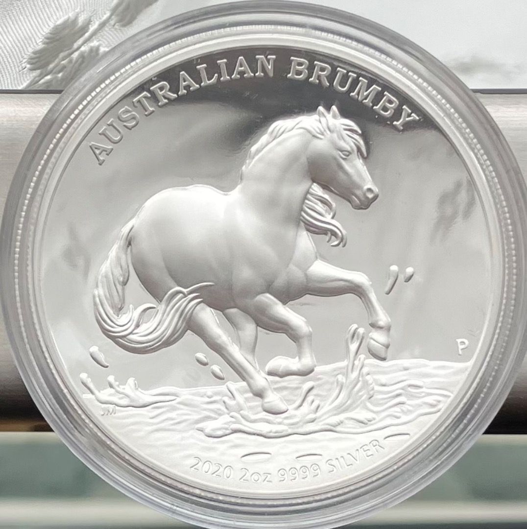 Australian Brumby 2020 2oz Silver Proof High Relief Coin, Hobbies ...