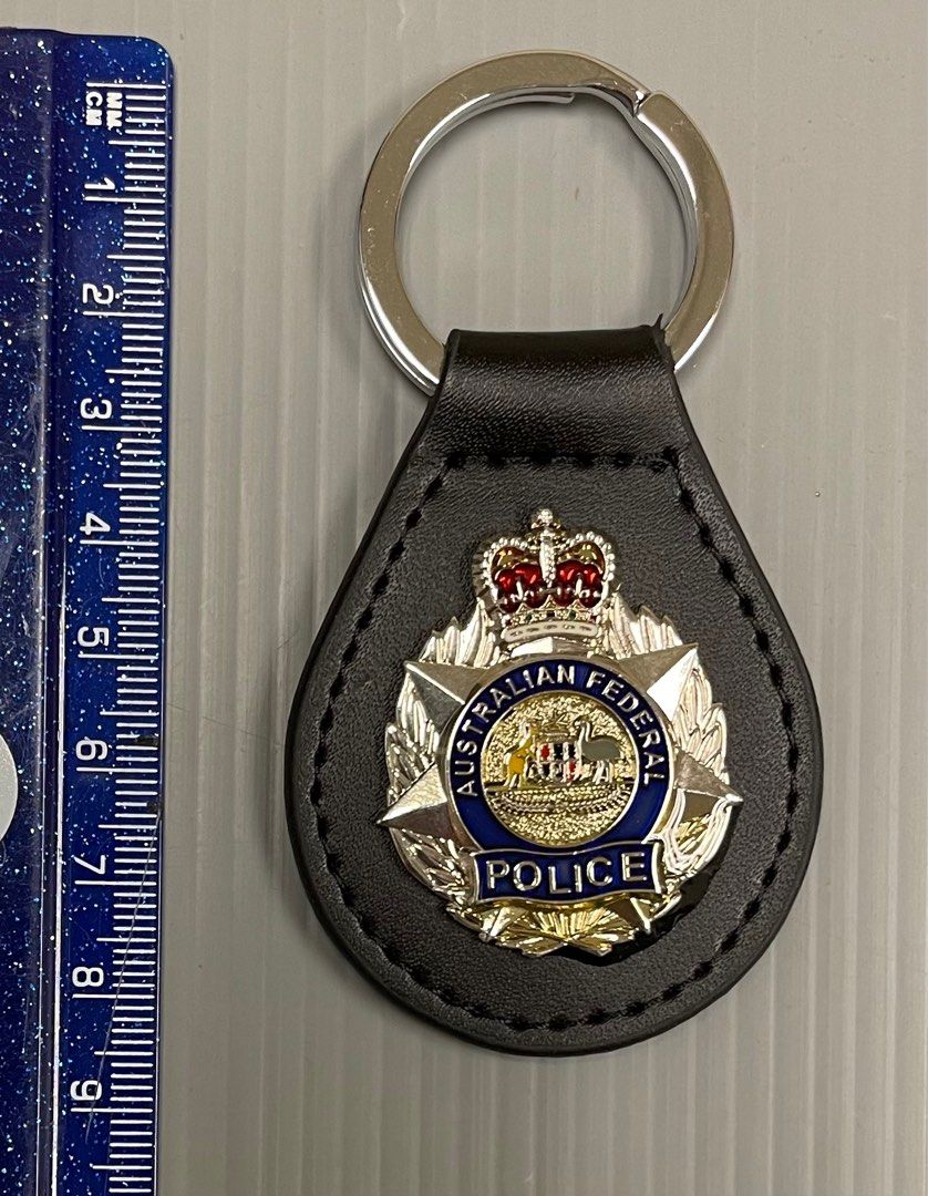 Australian Federal Police Key Chain Souvenir Memento, Hobbies & Toys ...