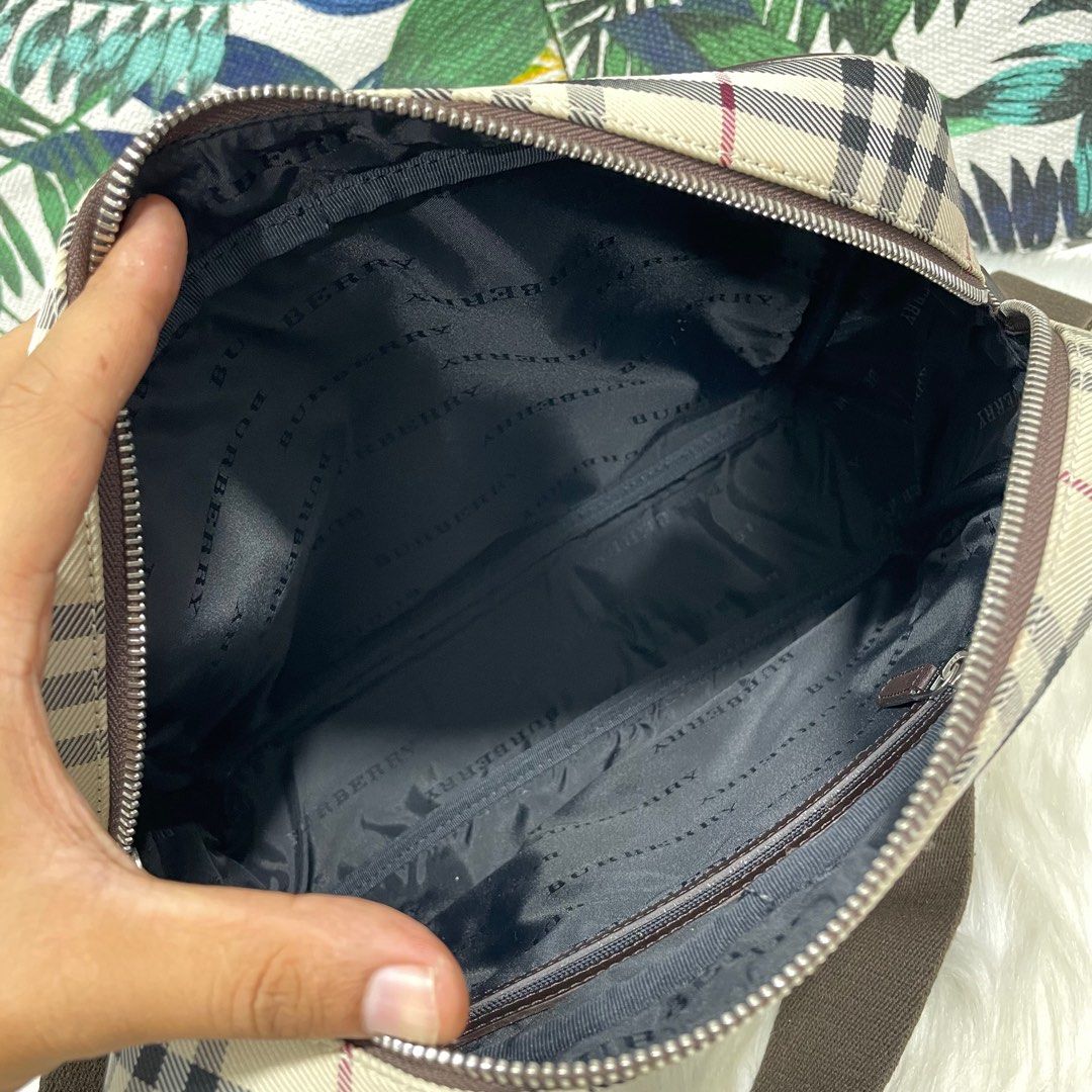Authentic BURBERRY Nova Check Messenger Bag, Luxury, Bags & Wallets on ...