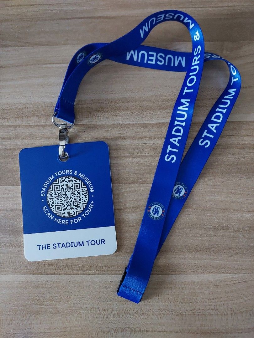 Authentic Chelsea Stadium Museum Tour Landyard, Hobbies & Toys ...