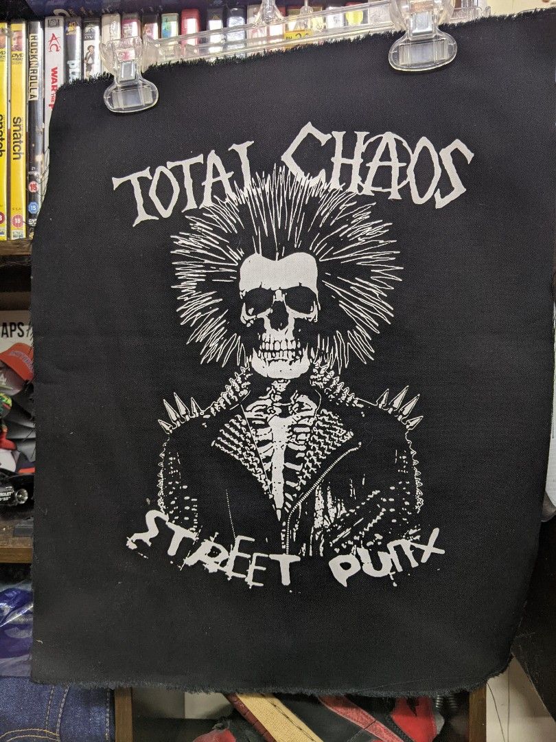 Back patch band American hardcore punk band total chaos, Hobbies & Toys ...