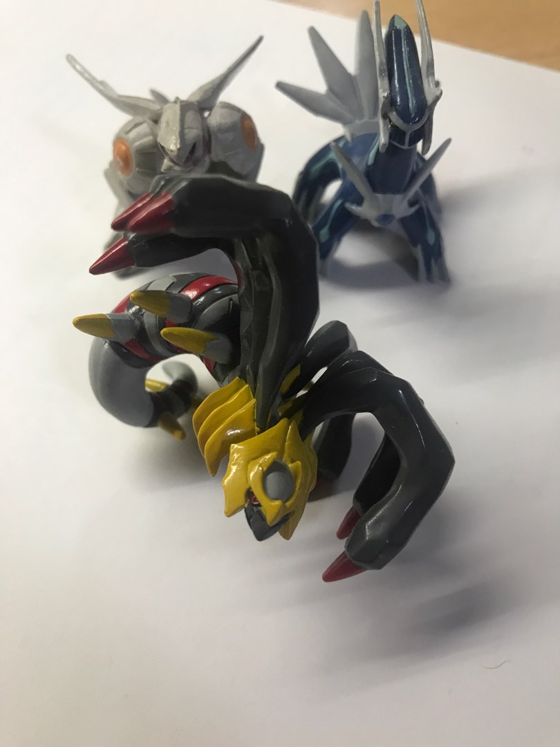 [BUNDLE] TAKARA Tomy Moncolle Pokemon Dialga Palkia Giratina (Origin Form) Figurine, Hobbies ...