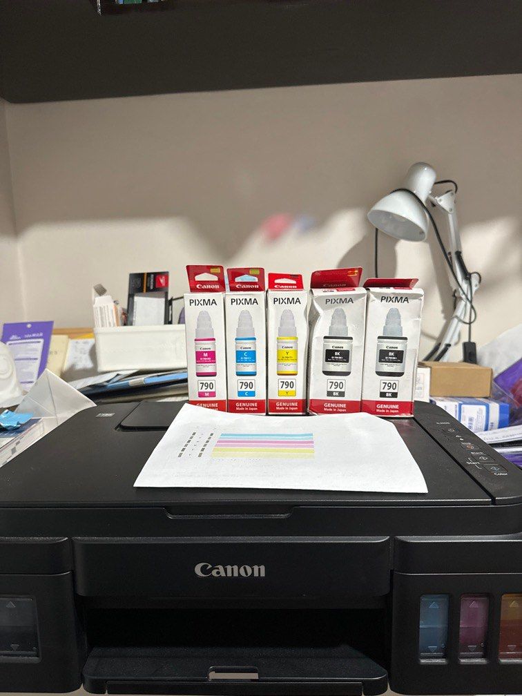 Canon Pixma G2000 Printer with free ink bottles, Computers & Tech ...