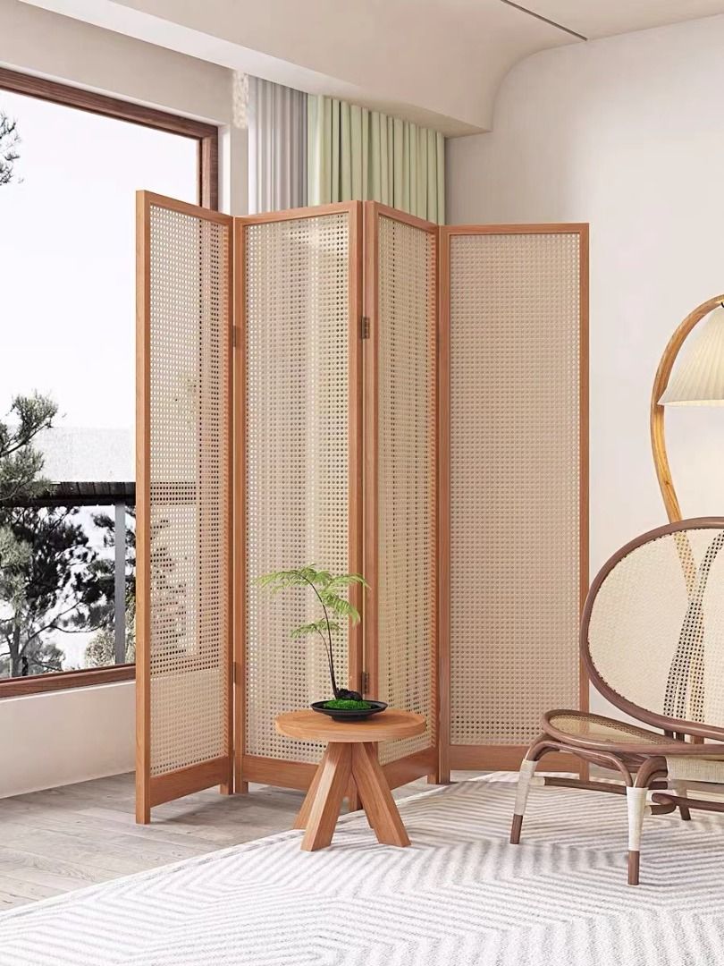 Carolee Panel Folding Room Divider, 傢俬＆家居, 家居裝飾, 家居裝飾 - 其他 - Carousell