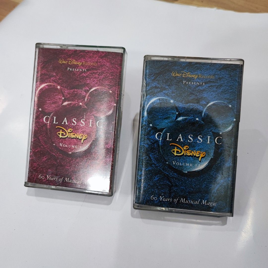 (Cassette) Classic Disney Volume I & II, Hobbies & Toys, Music & Media ...