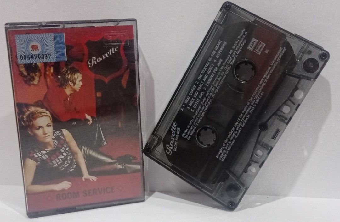 [CASSETTE] ROXETTE - ROOM SERVICE, Hobbies & Toys, Music & Media, CDs & DVDs on Carousell