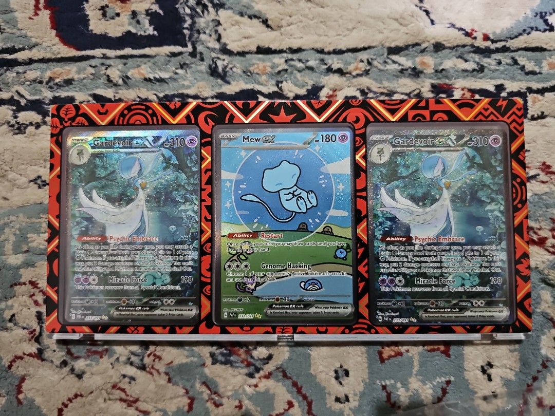 Combine 2 Gardevoir ex and 1 Mew ex SIR with enclosure, Hobbies & Toys ...