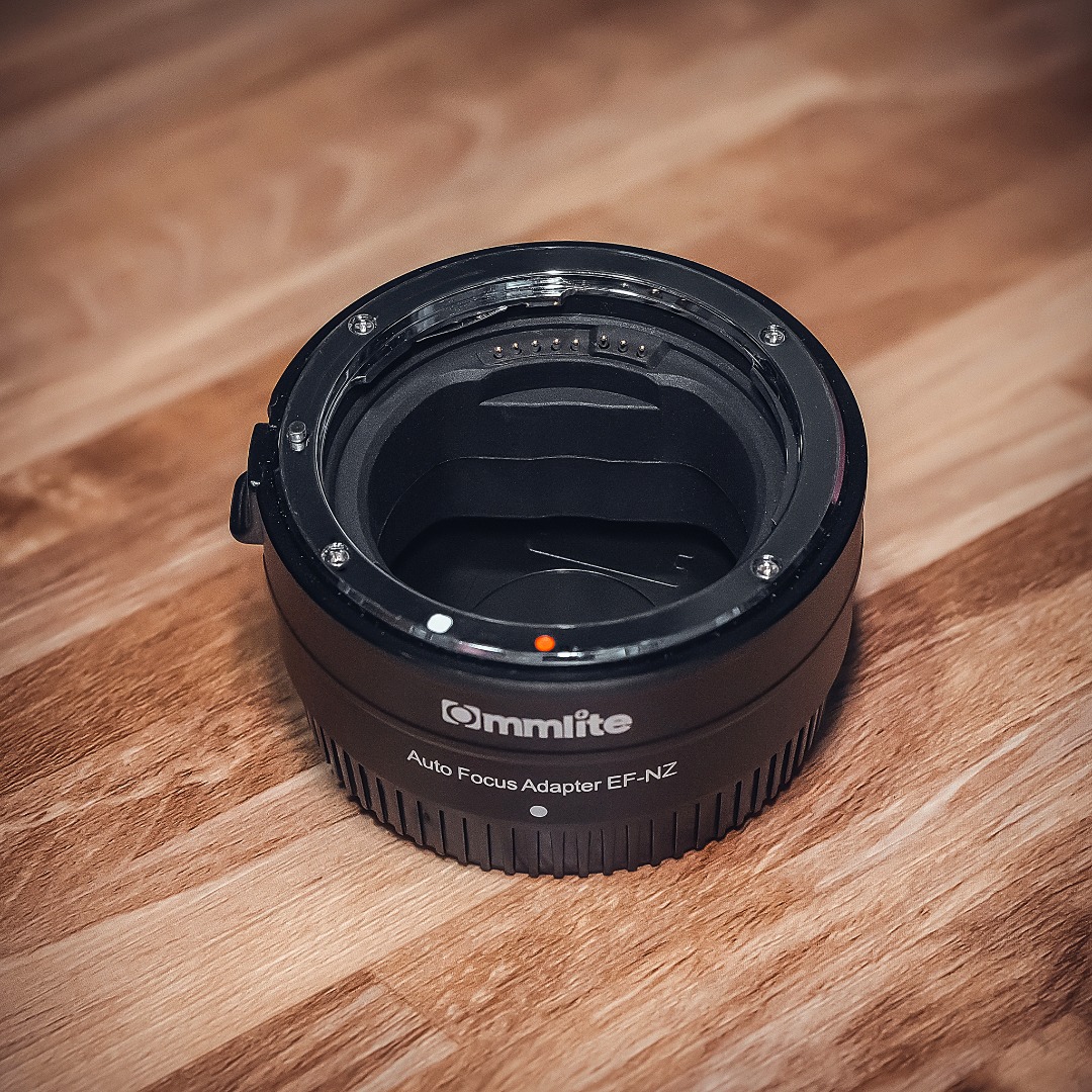 Commlite AutoFocus EF-NZ Adapter (EF/EF-S Lens to Nikon Z-Mount Camera ...