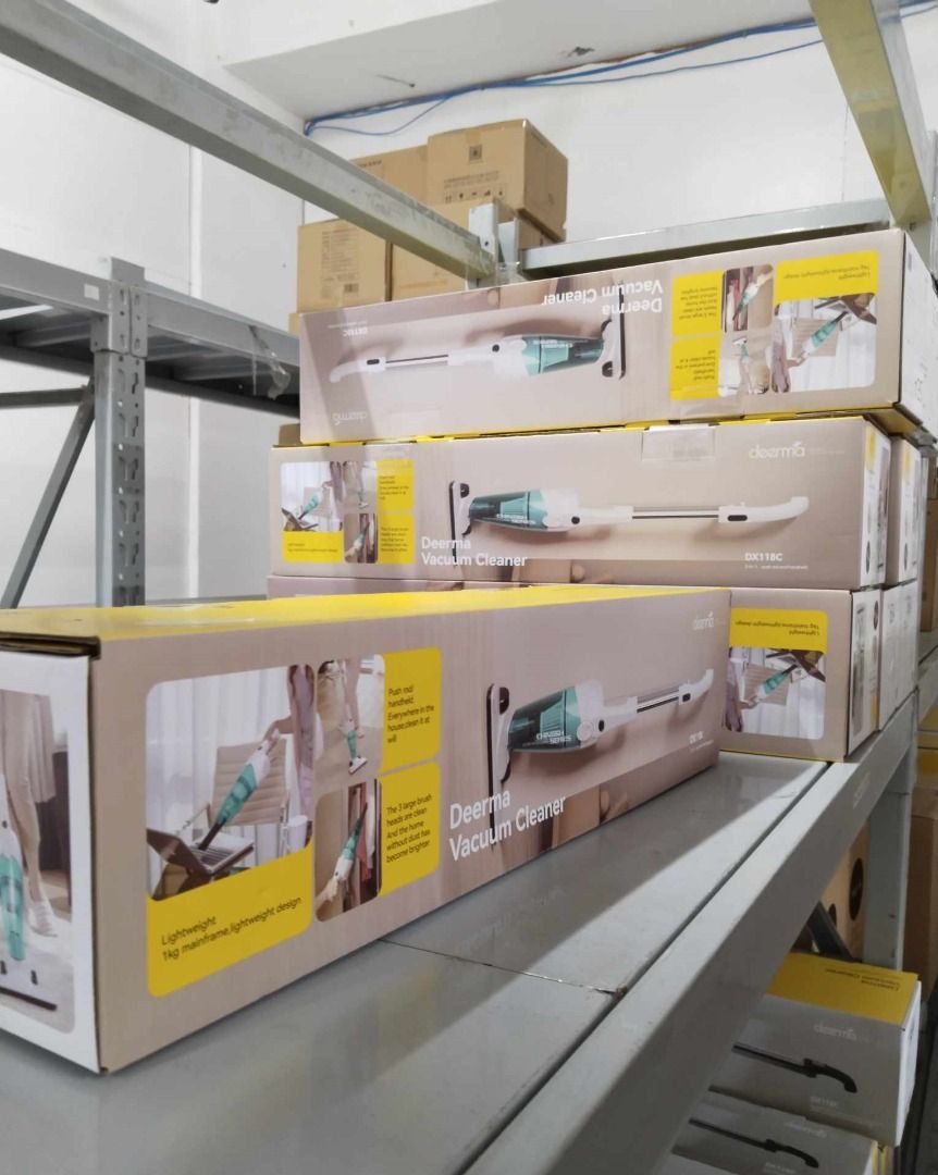 Deerma DX118C Upright Vacuum Cleaner Mini 2-in-1 Handheld Cleaner with ...