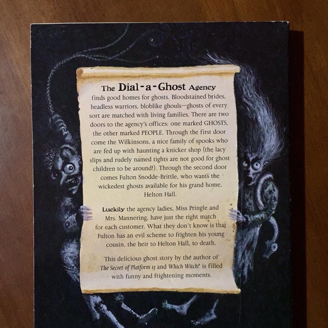 Dial-A-Ghost by Eva Ibbotson, Illustrated by Kevin Hawkes (Middle Grade / Fantasy / Scholastic ...